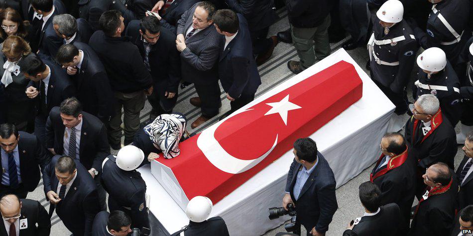 Funeral held for Turkish prosecutor killed at Istanbul courthouse | BBC ...
