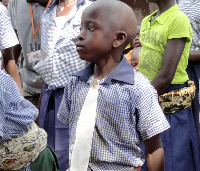 Stephen felt that getting clean water was so special it deserved a tie ...