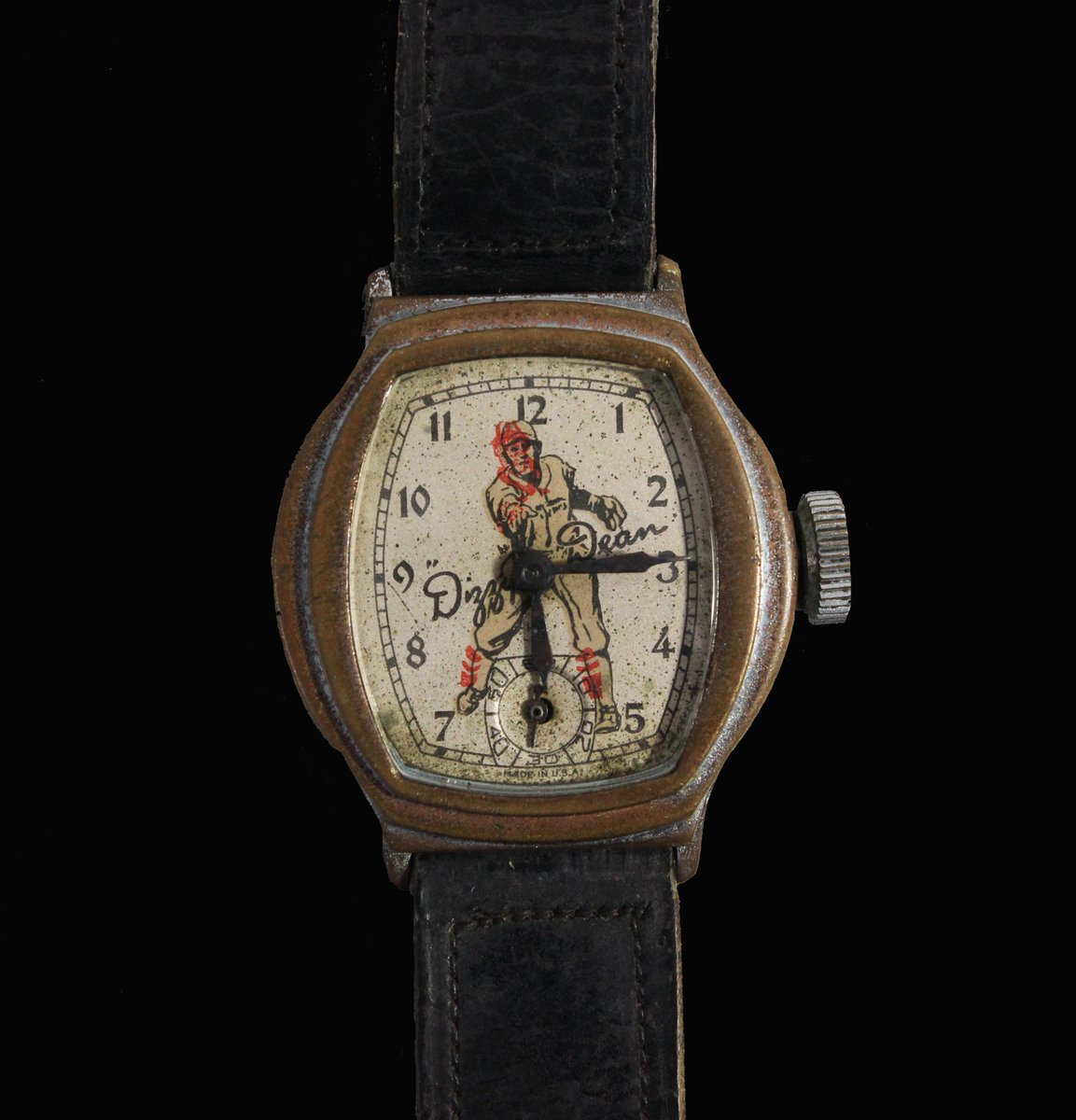 New to the CardsMuseum collection, this souvenir Dizzy Dean wrist watch ...