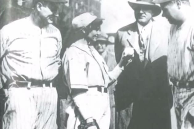 TBT On today’s date in 1931, female ace Jackie Mitchell struck out Babe ...