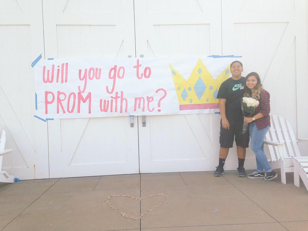 Will You Go To Prom With Me Poster