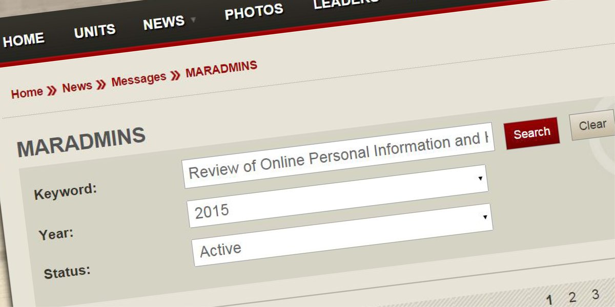 ICYMI: MARADMIN to promote safe Web practices after ISIL list of 100 ...