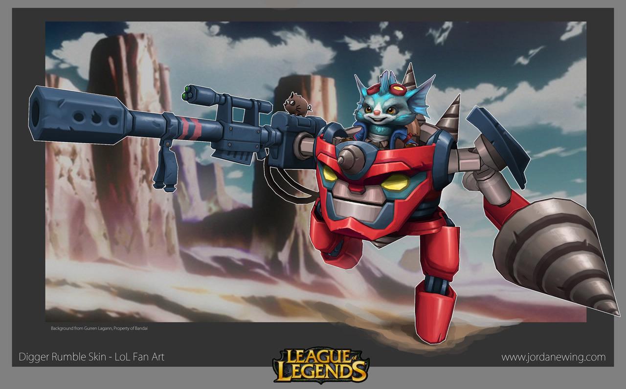 Rumble League Of Legends Fan Art