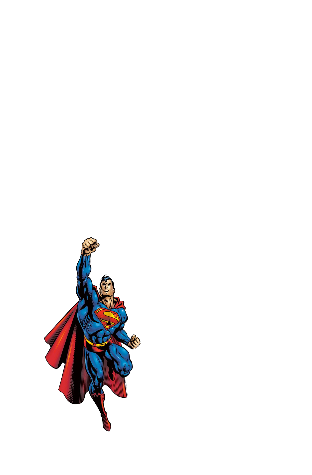 Superman Flying Up Png