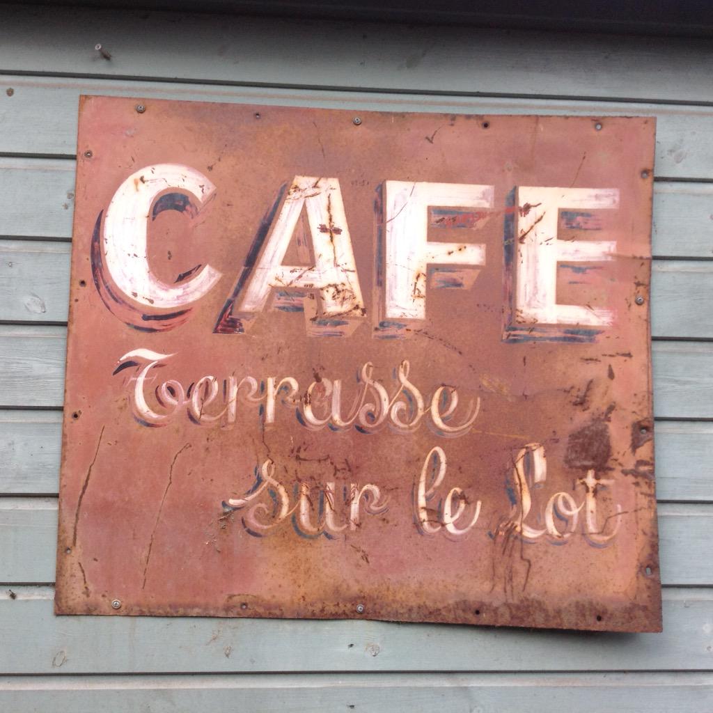 French Cafe Sign
