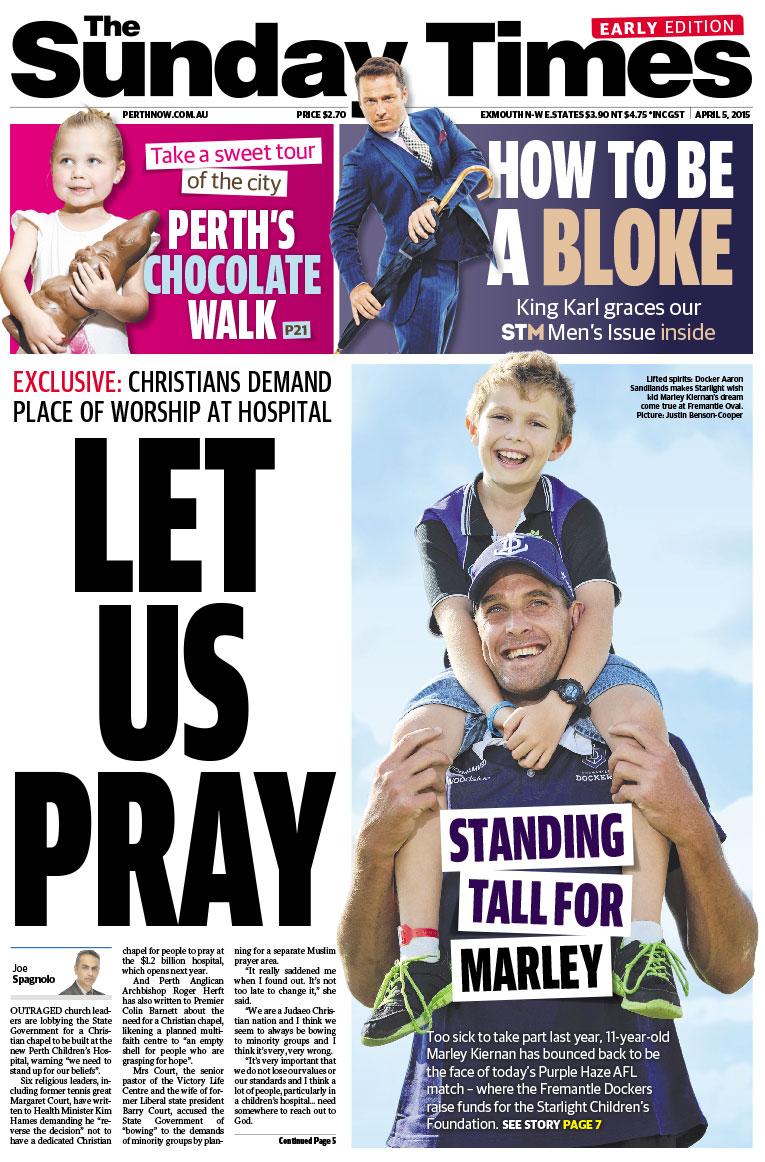 A look at the earlyedition of your Sunday Times... Perth | PerthNow ...