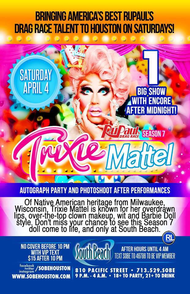 Trixie in Houston? : r/rupaulsdragrace