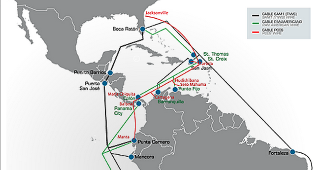 El cable submarino más largo y potente del caribe unirá con fibra ...