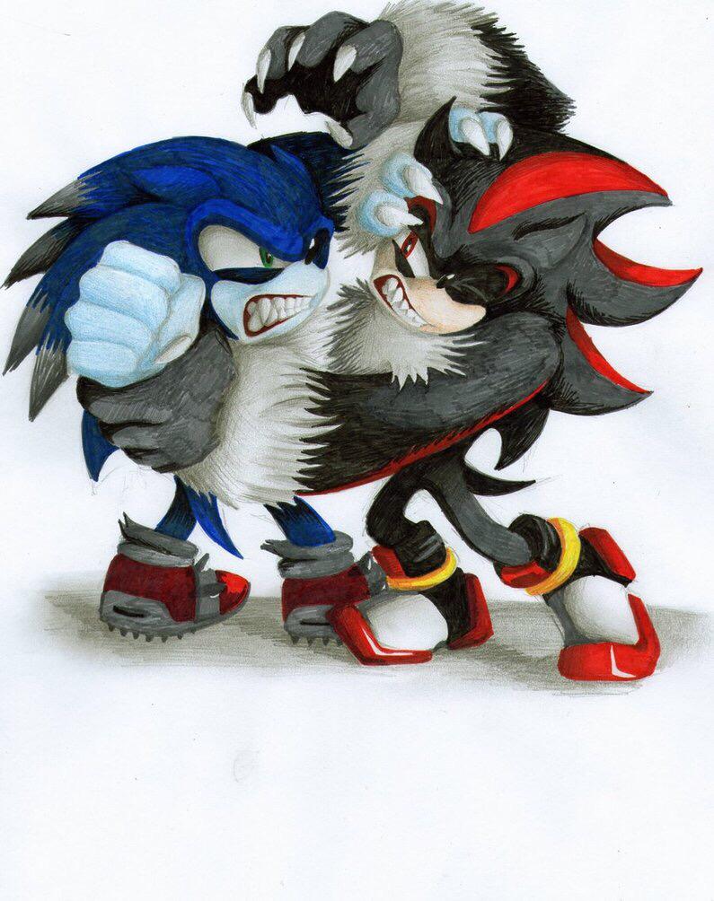 Werehog Sonic And Werehog Shadow Werehog Sonic And Werehog Shadow
