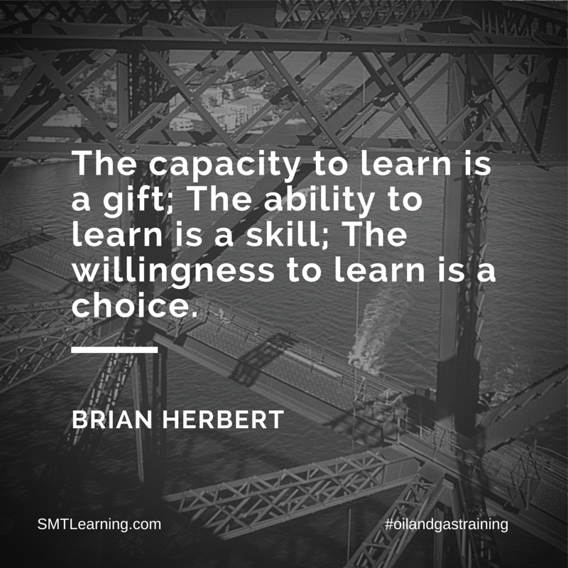 SMT Learning on Twitter: "The capacity to learn is a gift; The ability ...