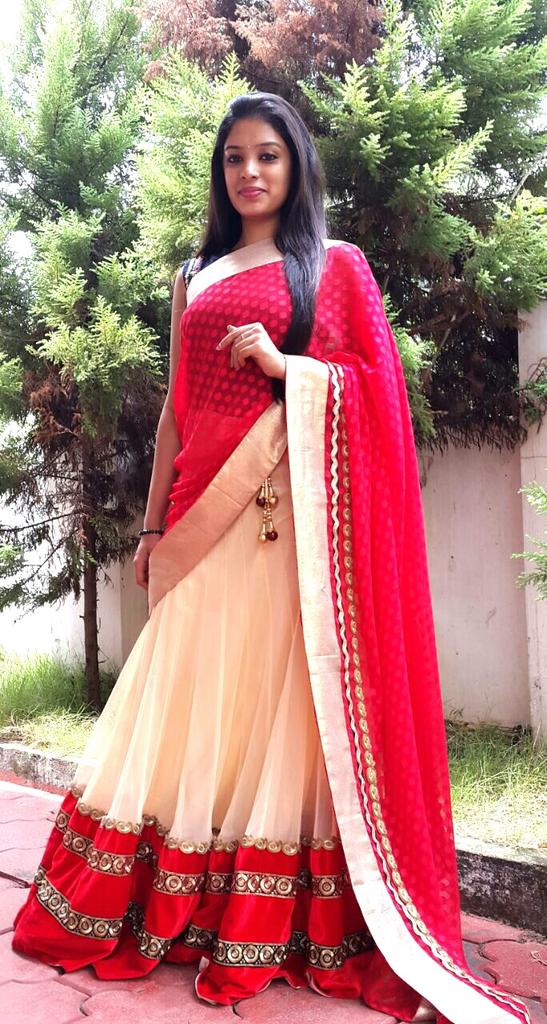 Diya Menon in Saree | Veethi