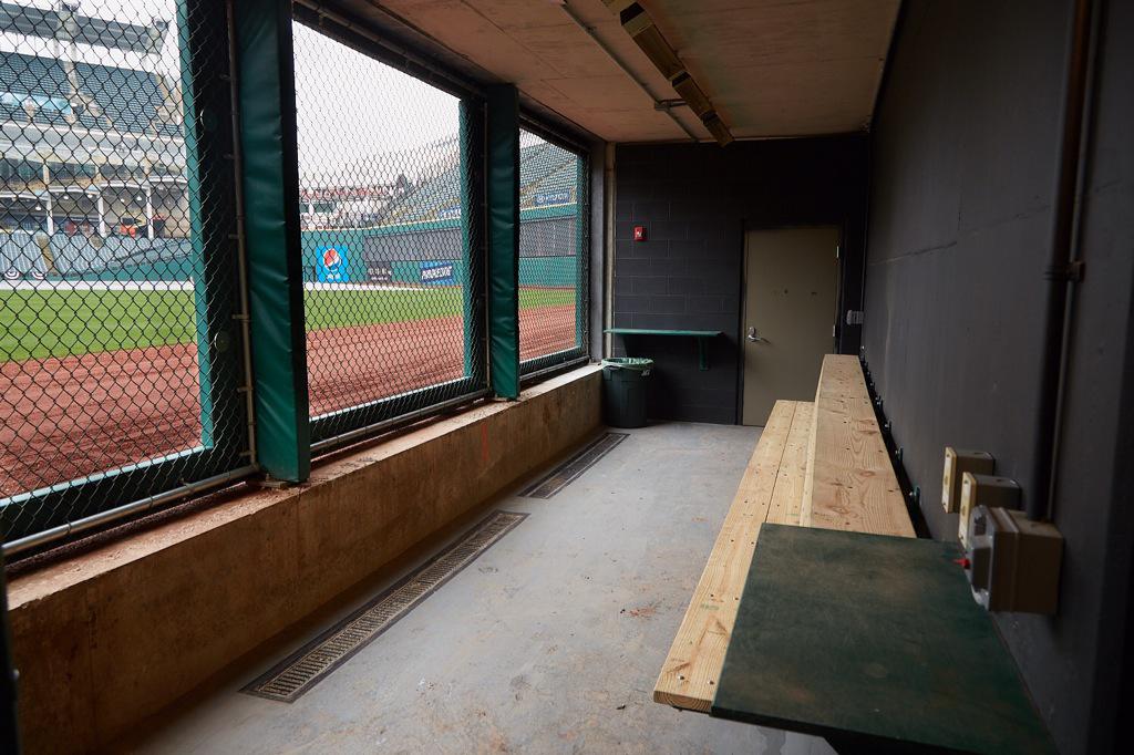 There are 3 rows of seats in front of the bullpen with great views ...