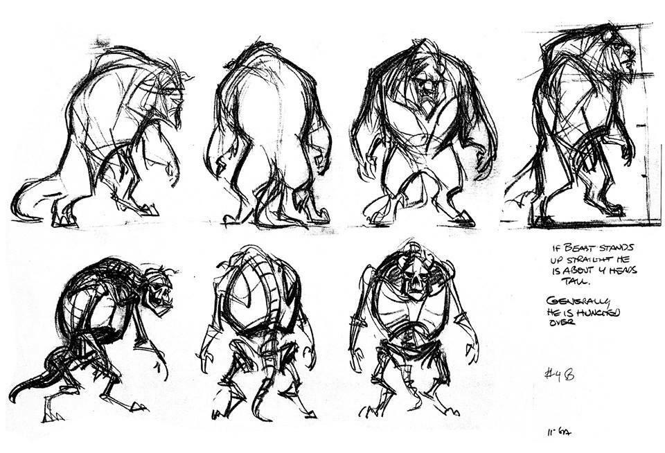 Glen Keane Beast Transformation