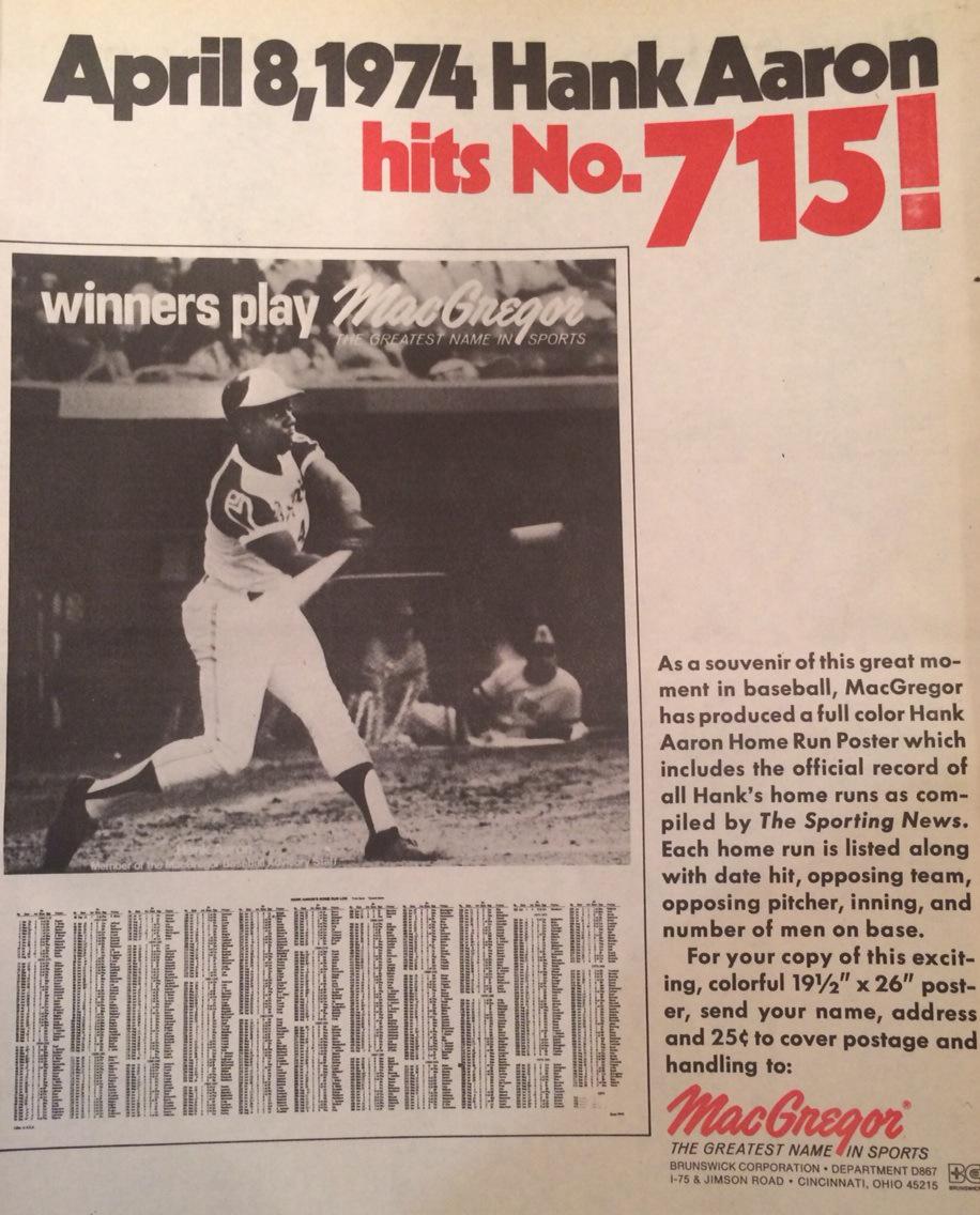 Hank Aaron Hitting 715