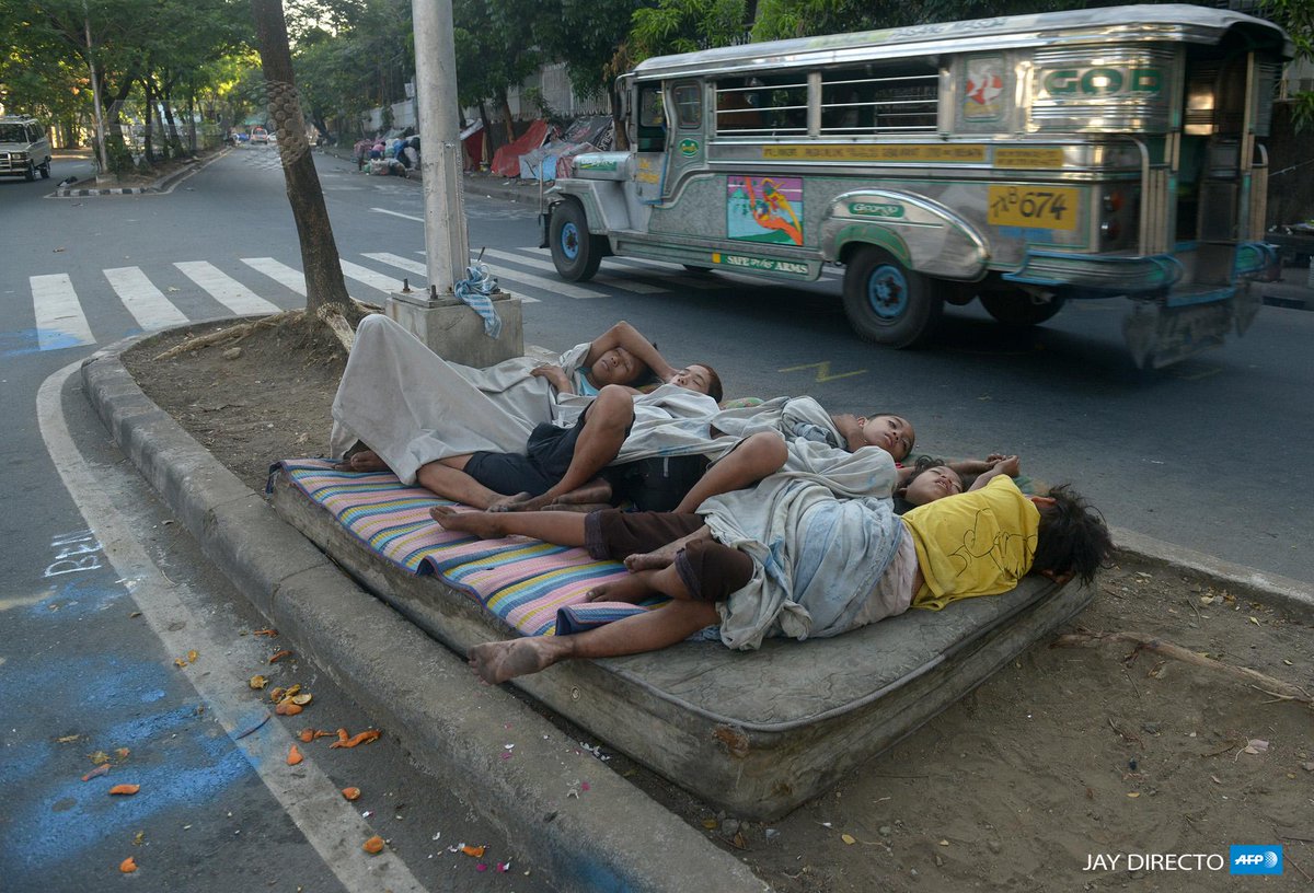 Homeless Children On The Streets