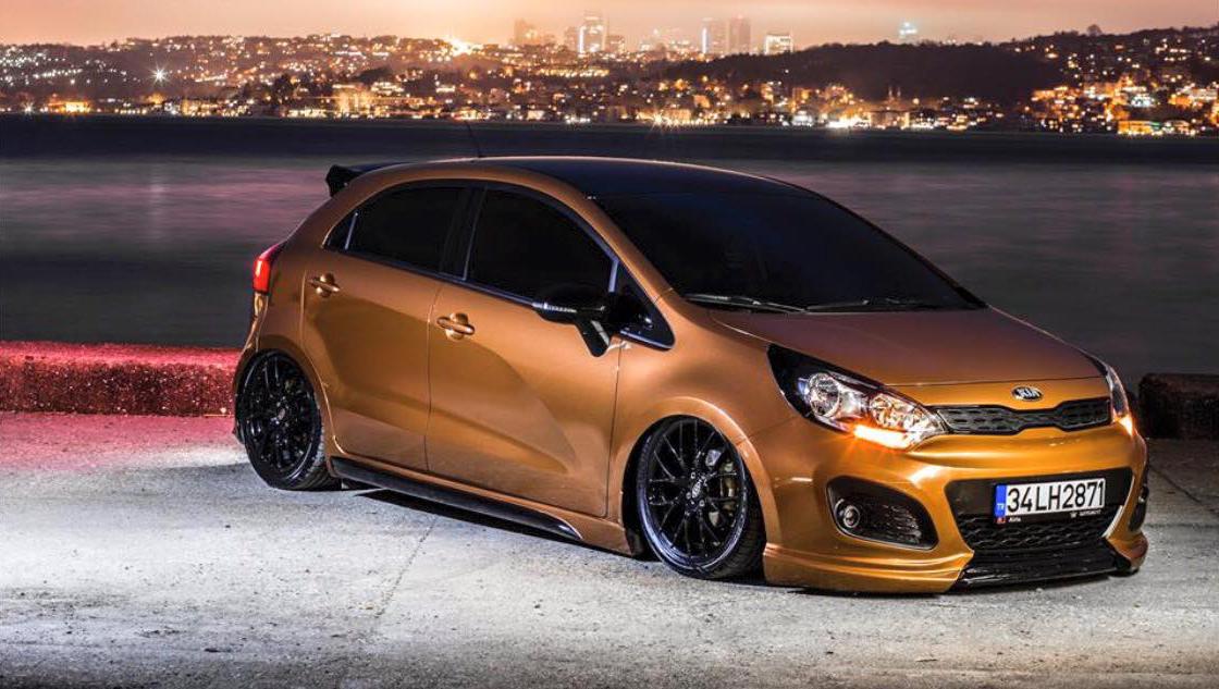 Lowered Kia Rio