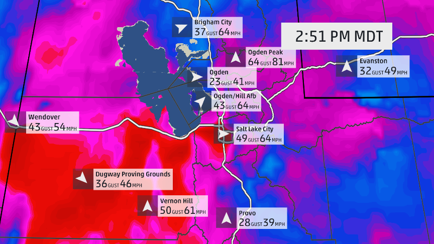 BREAKING: DustStorm has arrived in Salt Lake City with 1/4 mile ...