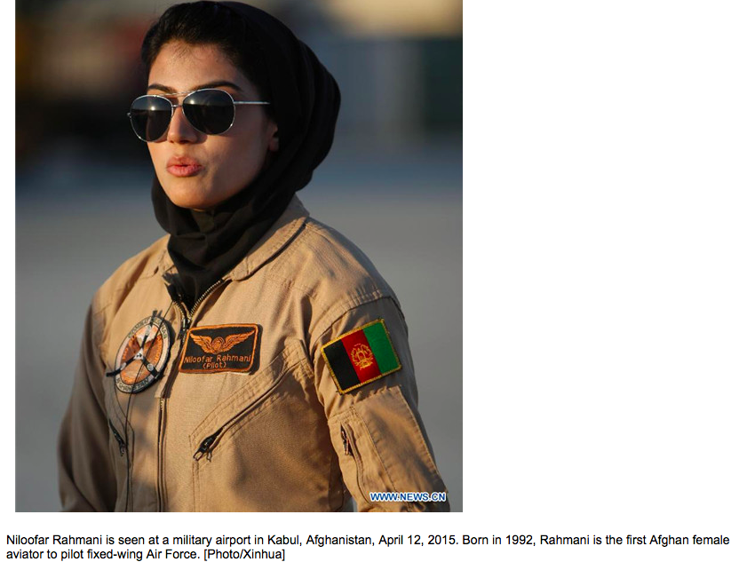 Niloofar Rahmani Is First female fixed-wing Air Force aviator in ...