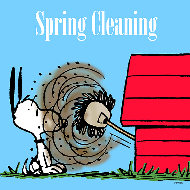 Snoopy clip art spring