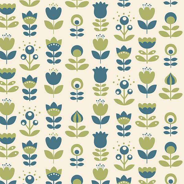 Mini labo on Twitter: "Le papier peint Mini labo,édité par The Collection : Des motifs floraux ...