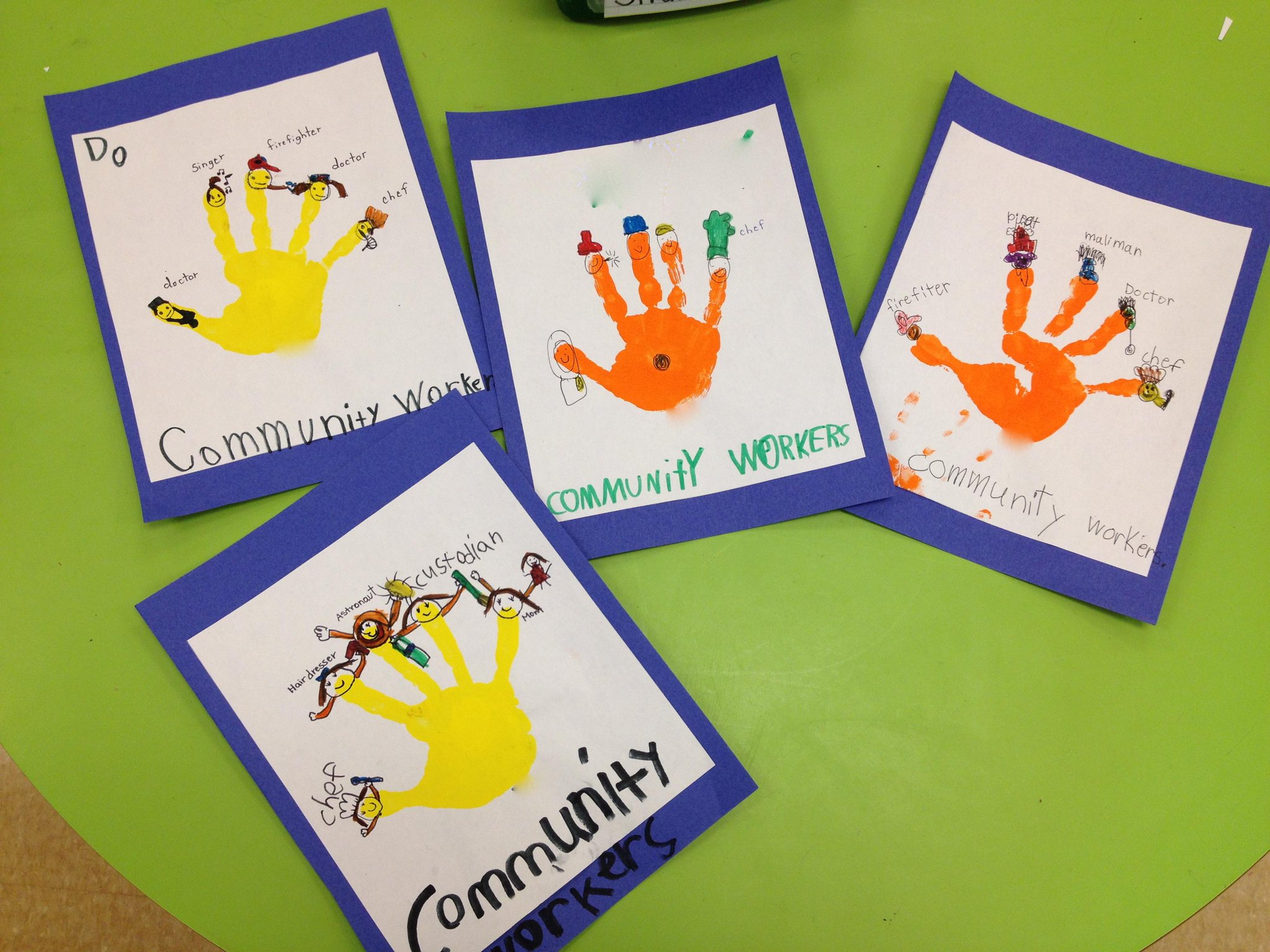 Community Helpers Art