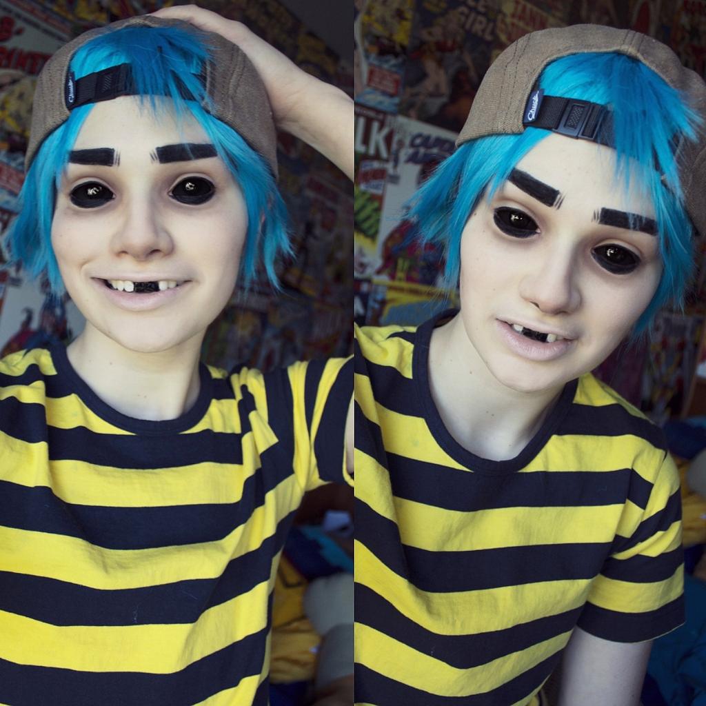 The Gorillaz 2d Cosplay