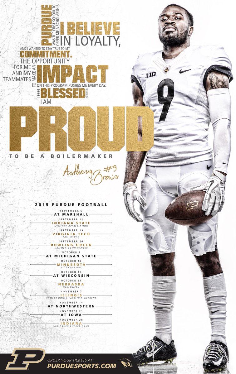 Purdue Athletics Release Set of 4 new 2015 Football Posters : r/Purdue