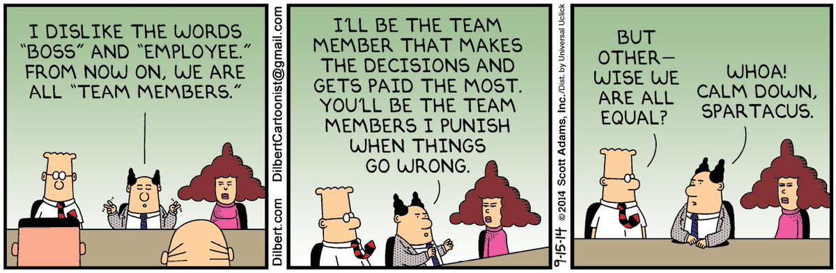 Teamwork Comic Dilbert