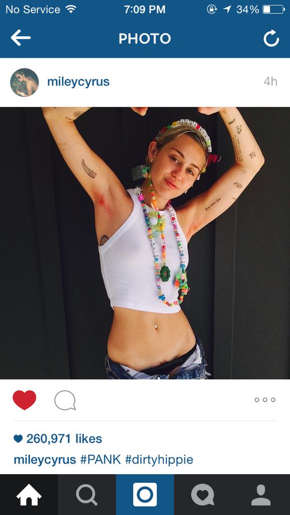 Miley Cyrus Pink Hair