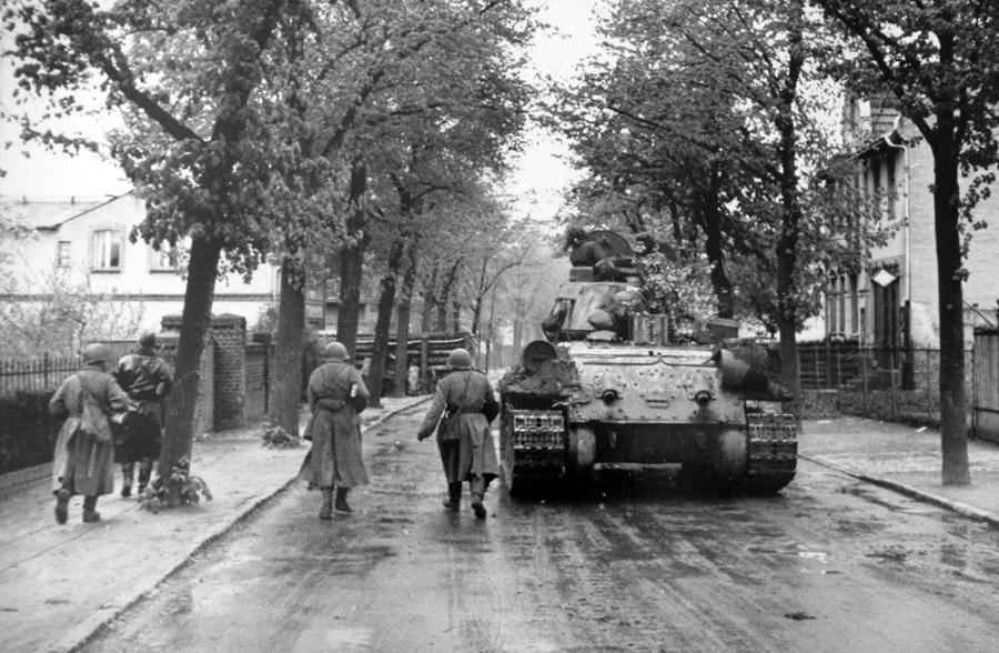 Soviet: Over 2 million Soviet forces reached the outskirts of Berlin ...