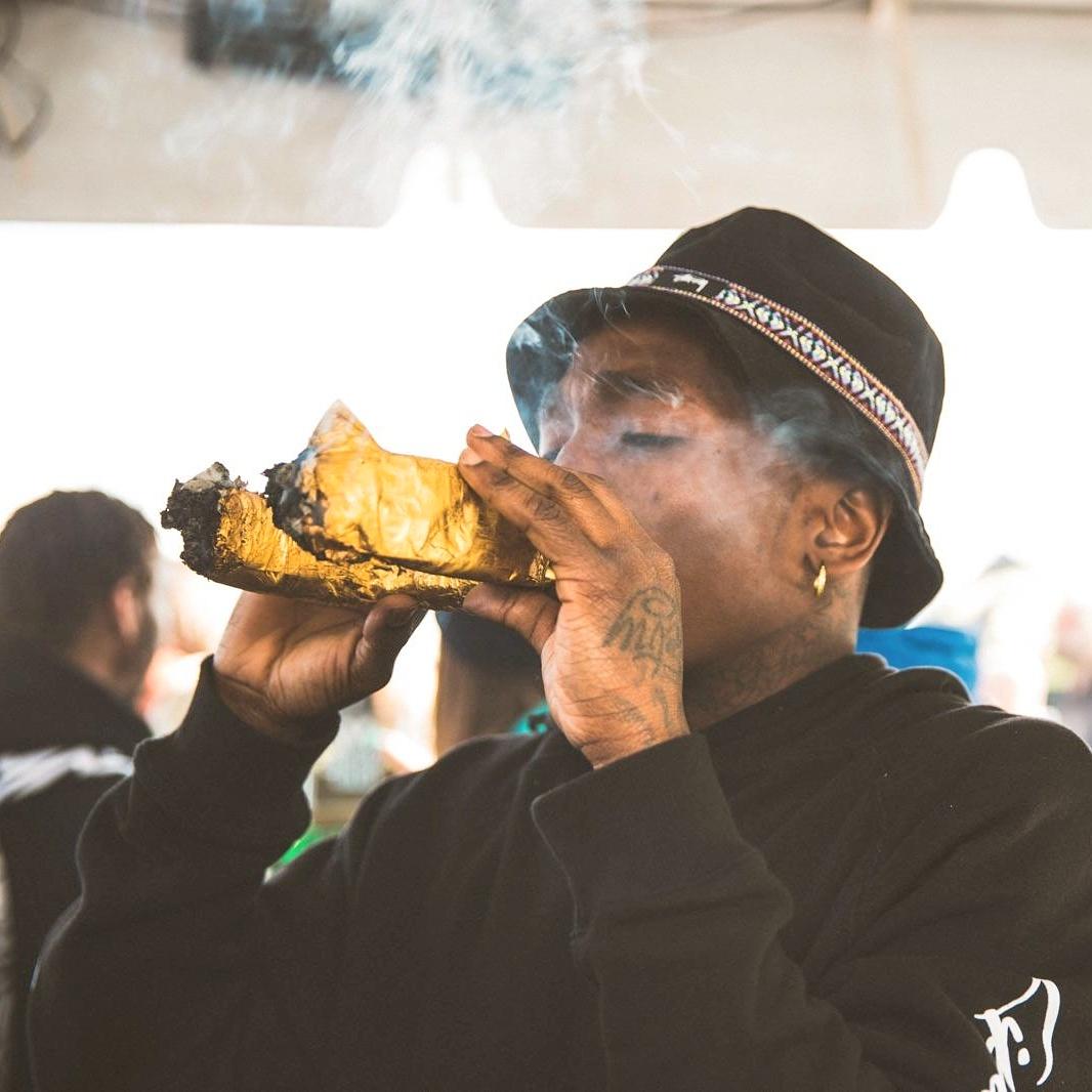 Dizzy Wright Smoking Weed