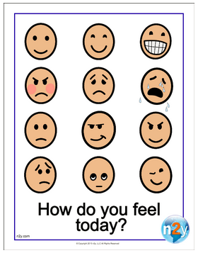 How Are You Feeling Today Poster Printable