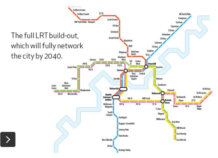An interactive LRT future plan map : r/Edmonton