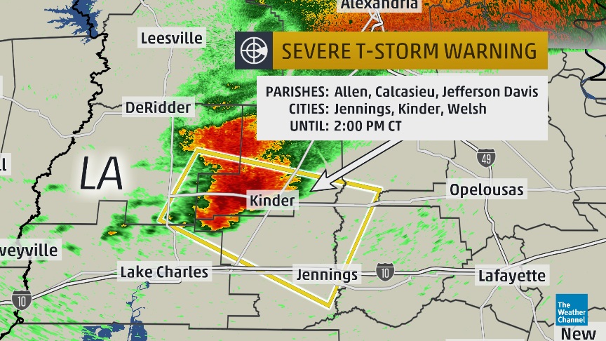 Severe Thunderstorm Warning Weather Channel