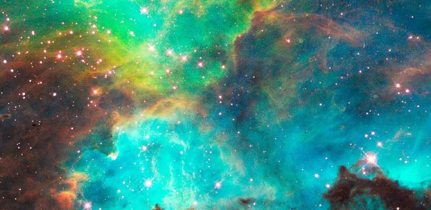 Gráfico Los colores del universo captados por el satélite Hubble a 25 ...