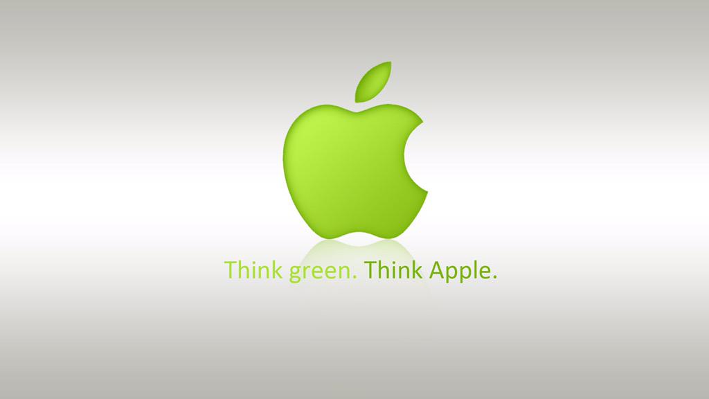 Apple Think Green Wallpaper