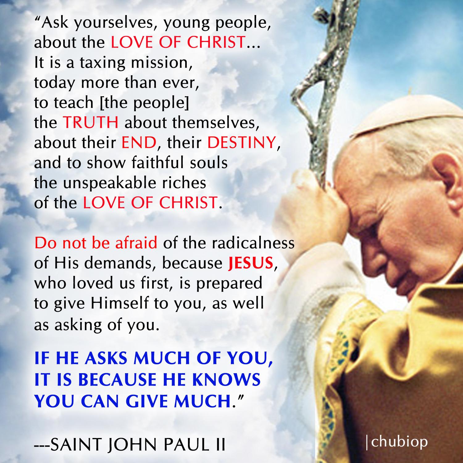 St John Paul Ii Quotes