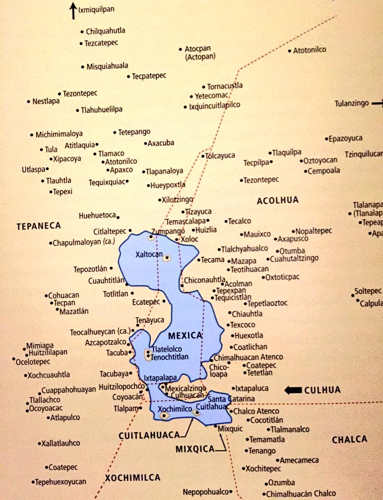 Mapa con la segmentación étnica de los pueblos que ocupaban el valle de ...