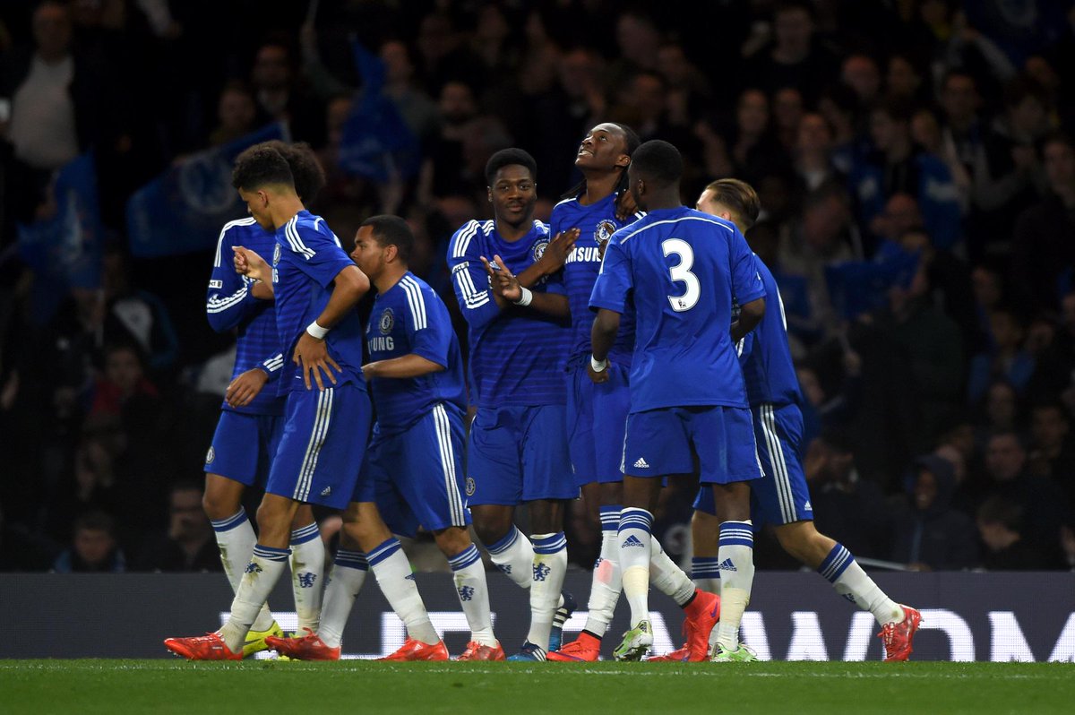 Chelsea U18s have won the FA Youth Cup for the second year running ...