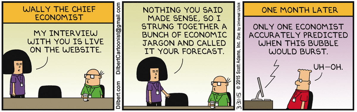Dilbert makes some of the best cartoons about economics. $MACRO ...