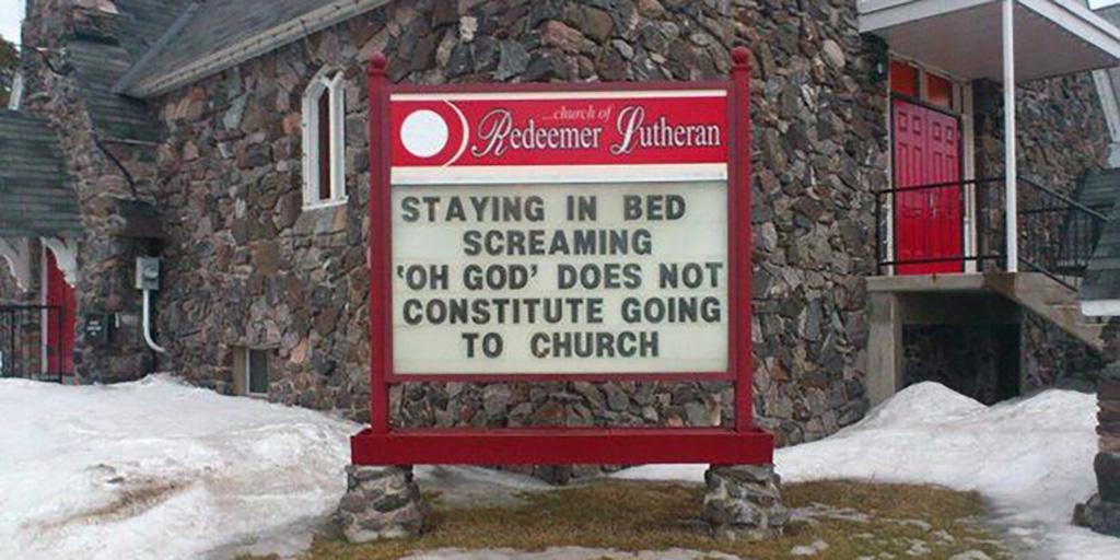 Dirty Church Signs