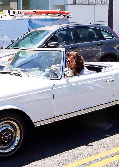 Harry Styles Driving