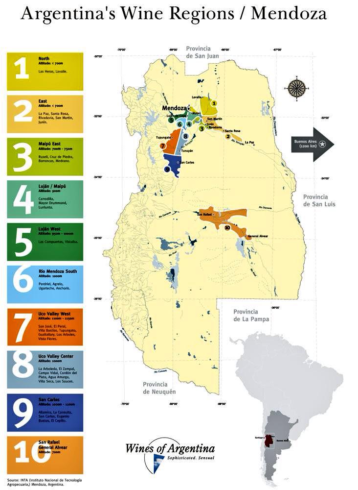 Mendoza wine maps - tiklotru