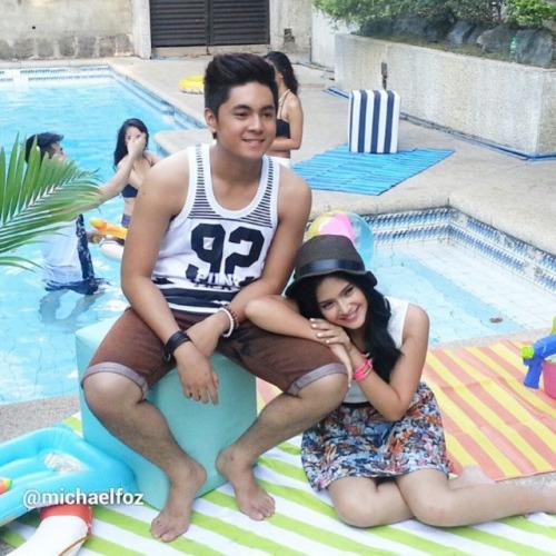 Bianca Umali Swimming