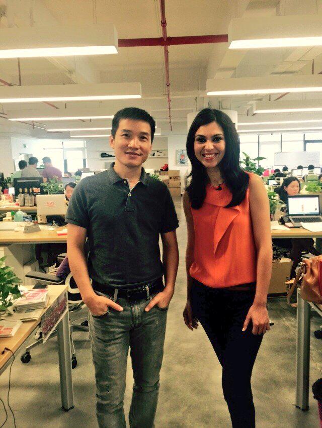 With Pete Lau, Founder & CEO OnePlus at their Shenzhen, China ...