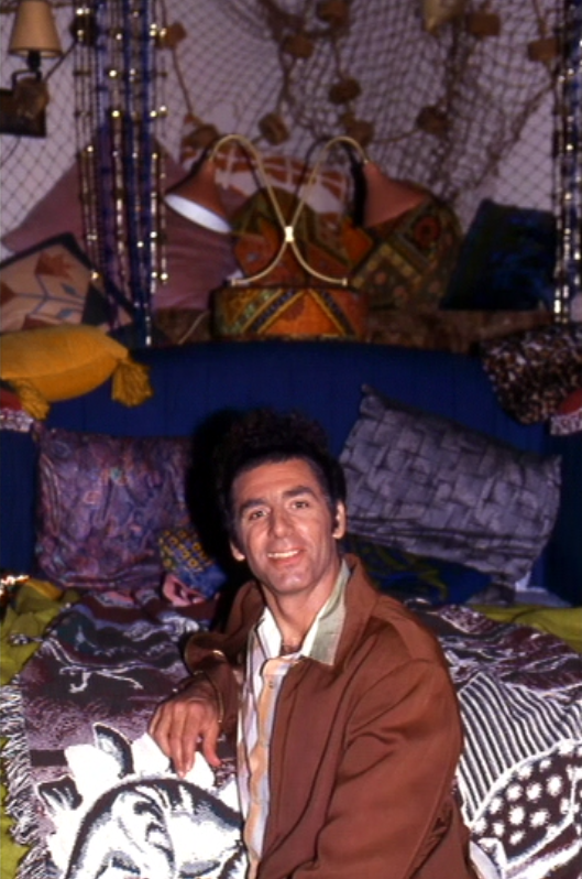 Kramer made a "waiting area" in front of his door to alert him whenever ...