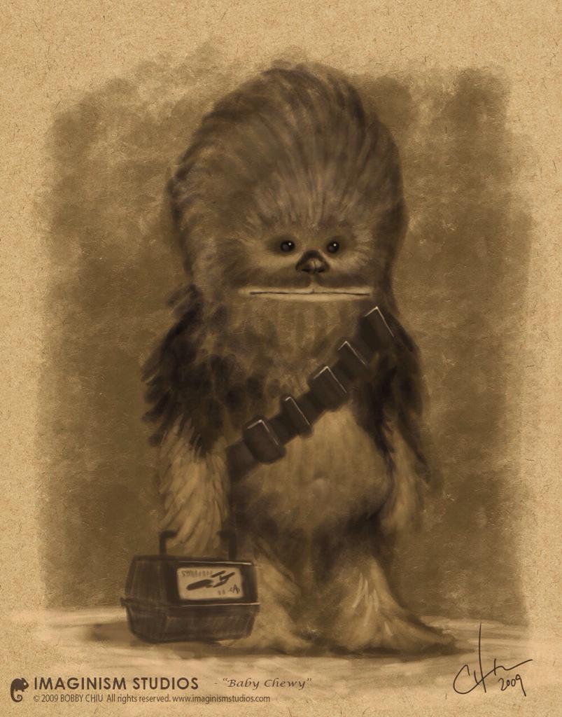 Baby Chewbacca Drawing