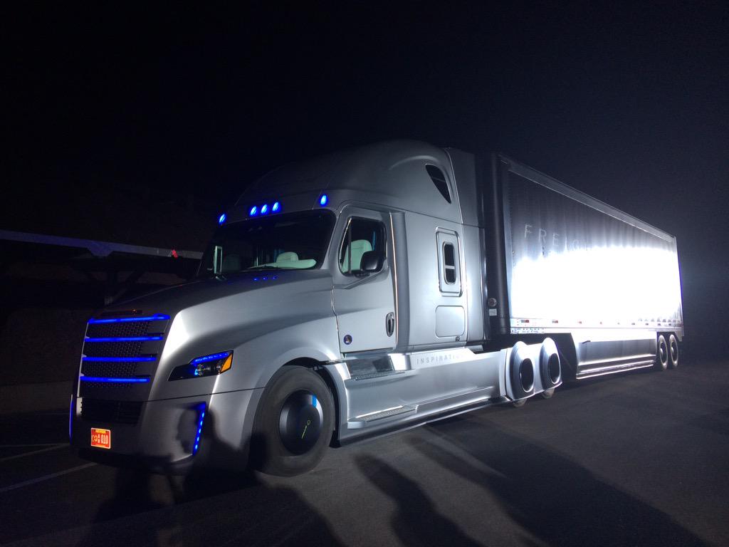 First autonomous commercial truck hits the street in the US | Trucking ...