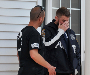 Officer Brian Moore: The grieving partner of NYPD Officer Brian Moore ...