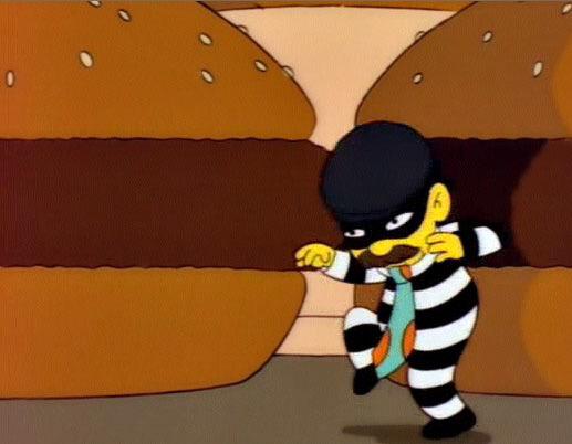 The Simpsons Robber